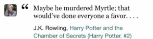 A Harry Potter Reread: The Chamber of Secrets Chapter 13 - Hermione's ...